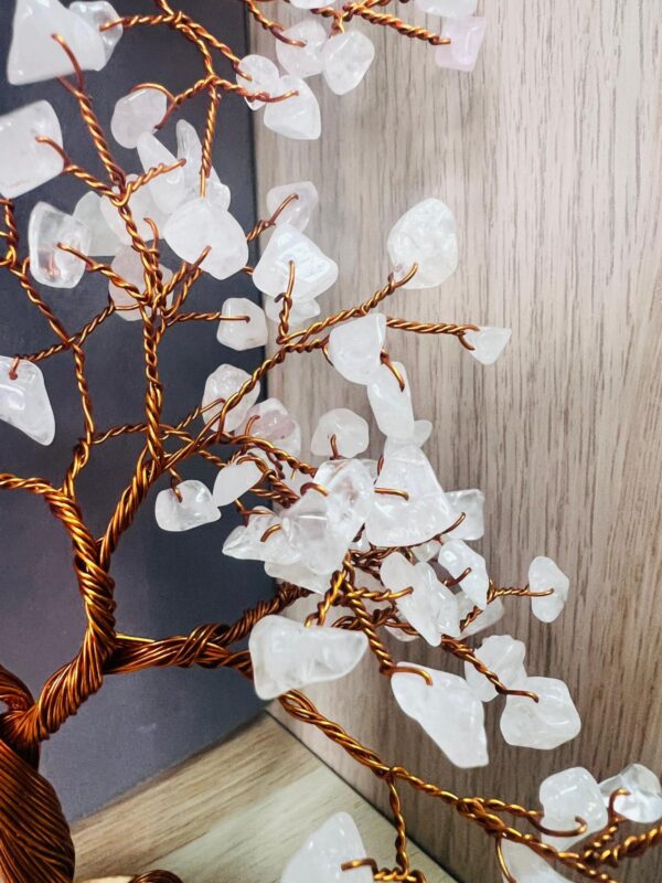 Rose quartz Copper Wire Crystal Tree 300 Crystals – Kristalglobe